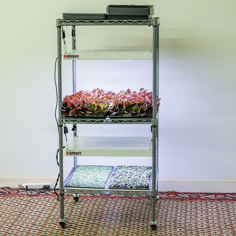 Johnny's Modular LED Grow Light Cart | Johnny's Selected Seeds