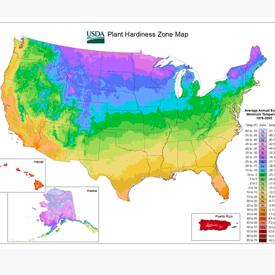 Hardiness / Planting Zones Map | Johnny's Selected Seeds